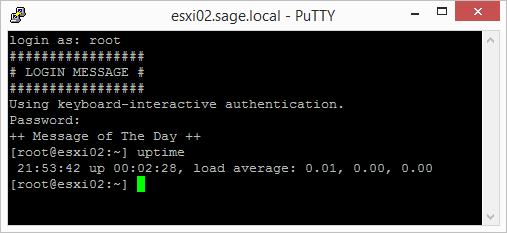 How to easily add an ESXi SSH login message banner : r/vmware