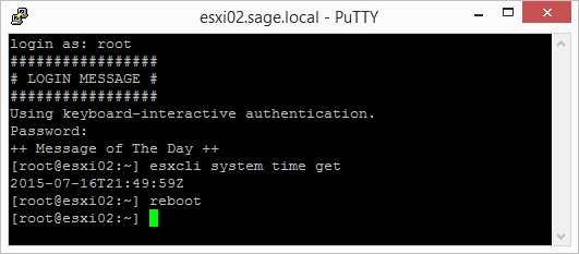 How to easily add an ESXi SSH login message banner : r/vmware