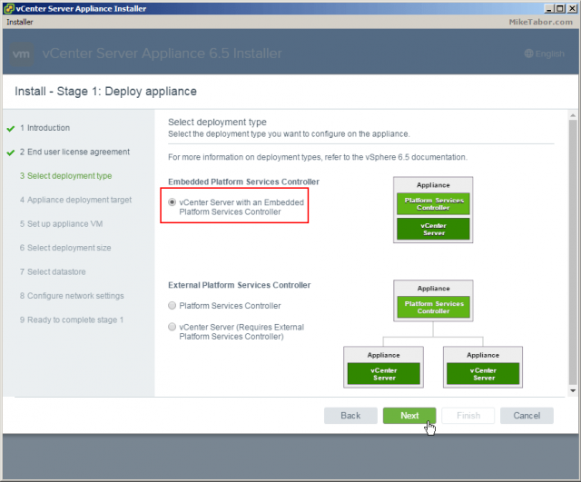 Installing VMware vCenter Server Appliance 6.5 - Data Center Solutions