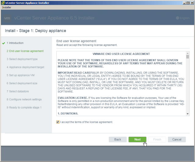 Installing VMware vCenter Server Appliance 6.5 - Data Center Solutions