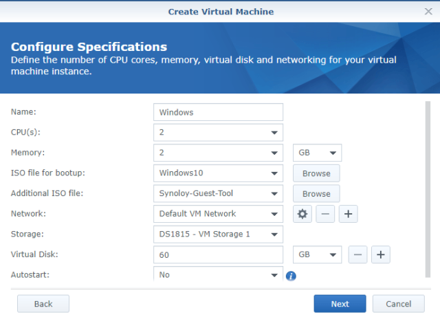 How to create a virtual machine on a Synology NAS - Mike Tabor