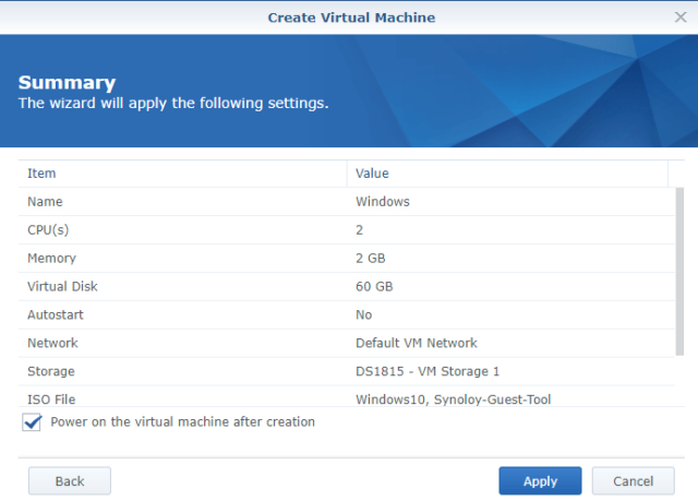 How to create a virtual machine on a Synology NAS - Mike Tabor