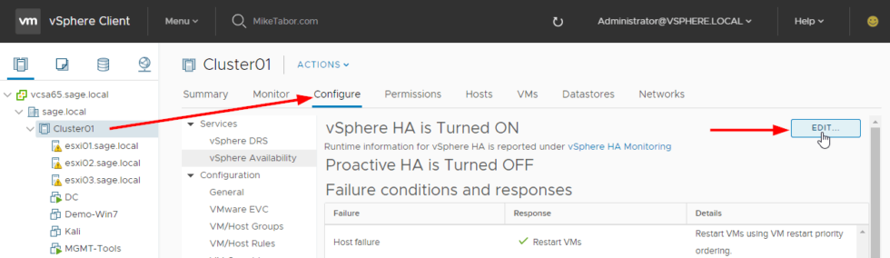 Fixing, This host currently has no management network redundancy - Mike ...