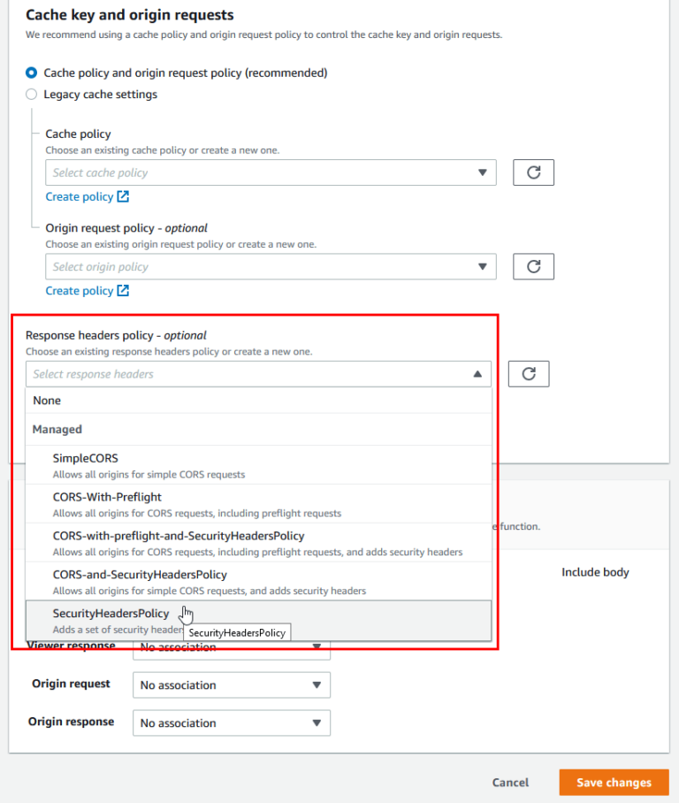 How to add Security Headers to an AWS S3 static website
